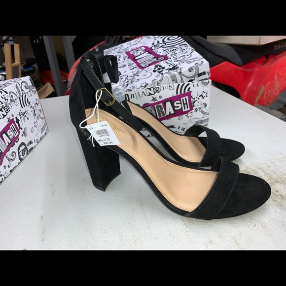 Shoes | New Brash Houston Black Heels Sz 13 | Poshmark